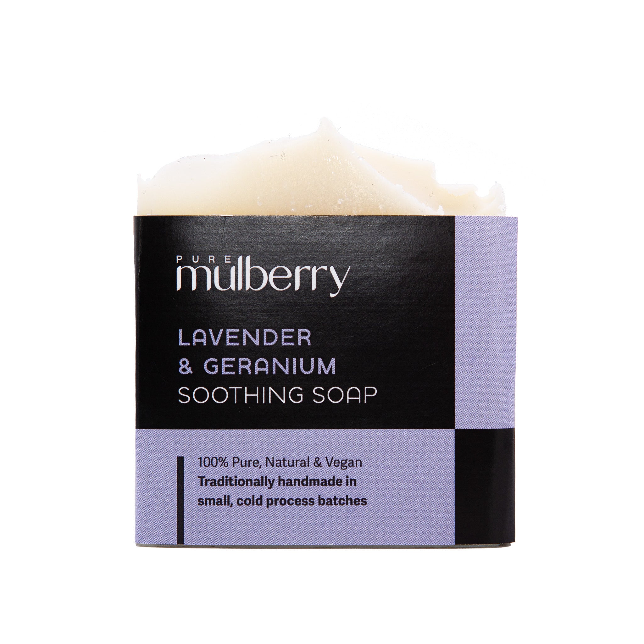 Lavender & Geranium Soothing Soap – Pure Mulberry
