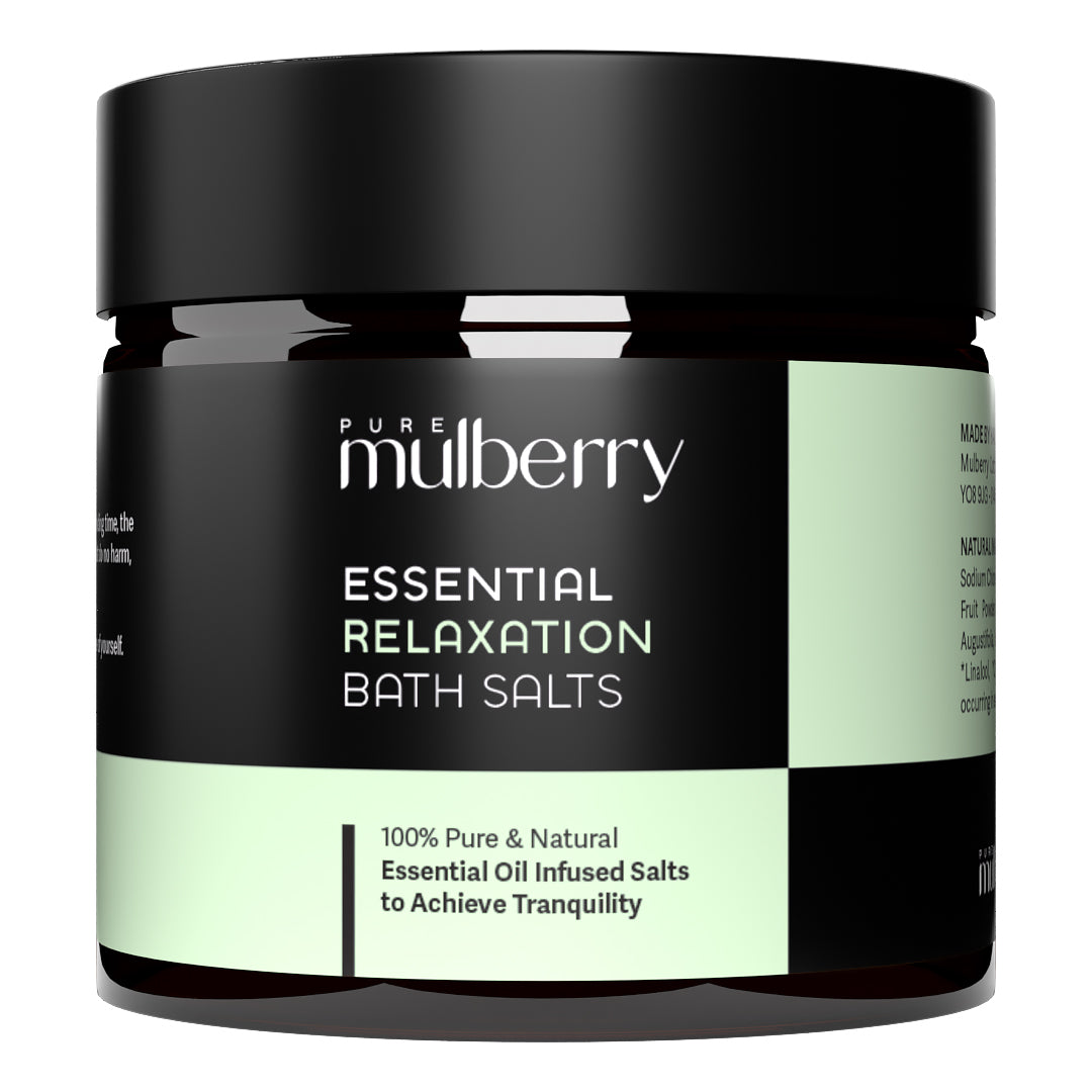 Essential Relaxation Bath Salts – Pure Mulberry