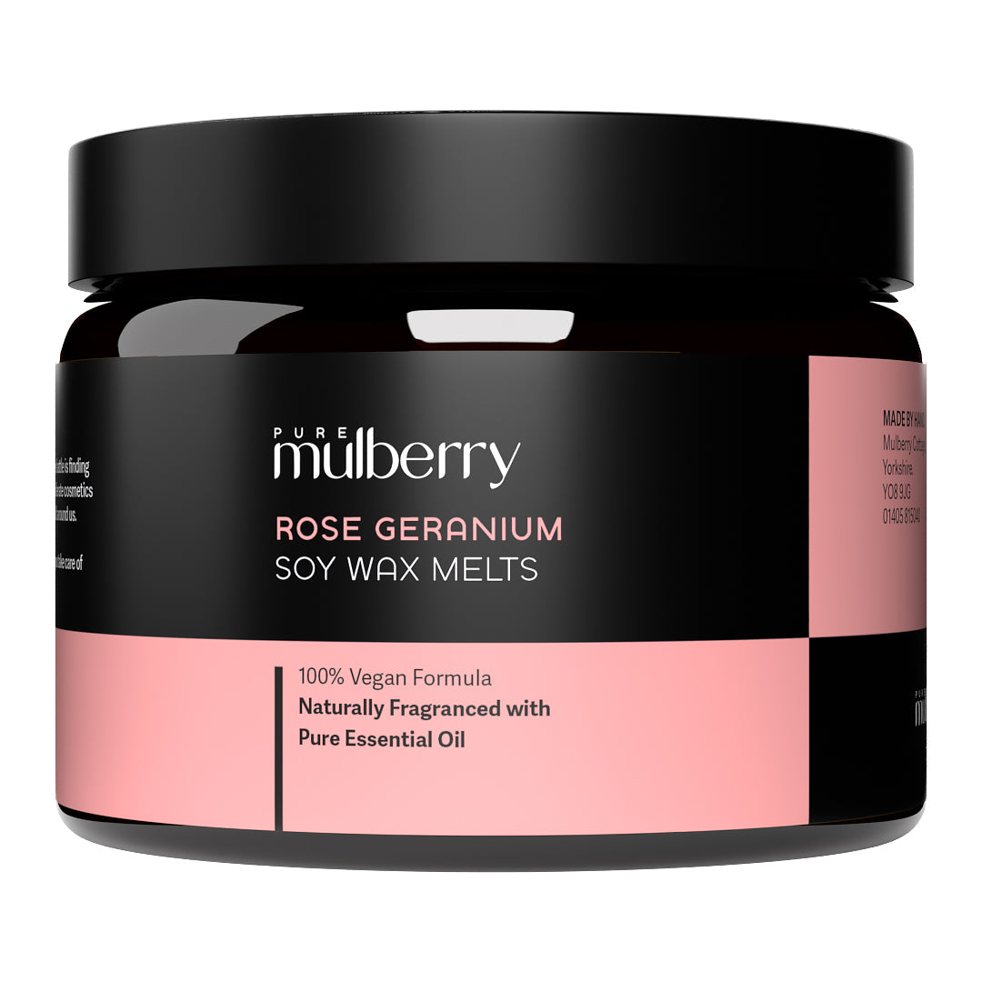 Rose Geranium Wax Melts – Pure Mulberry